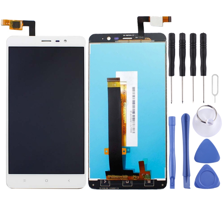 หน้าจอ LCD และชุดประกอบ Digitizer สำหรับ Xiaomi Redmi Note 3 (สีขาว)