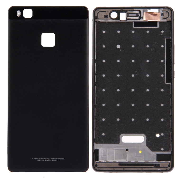 For Huawei P9 Lite Battery Back Cover + Front Housing LCD Frame Bezel ...