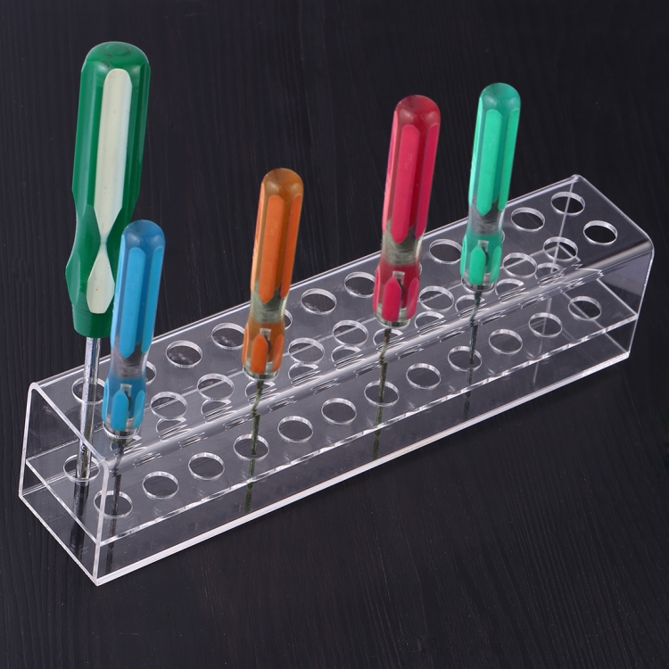 Transparent Plastic Box Precision Screws Storage Rack Box Screwdriver ...