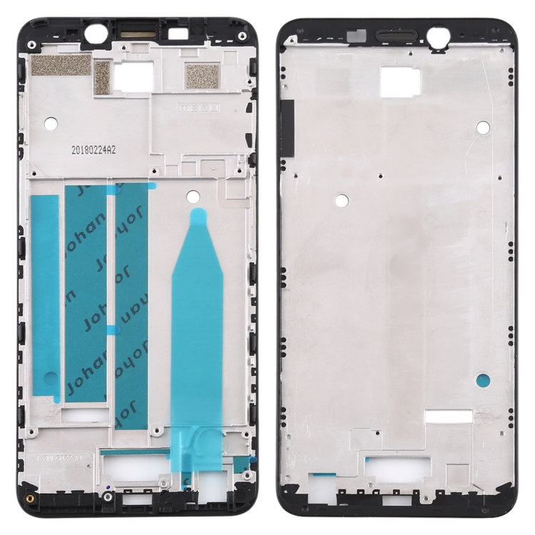 สำหรับ Meizu M6s M712H M712Q ที่อยู่อาศัยด้านหน้ากรอบจอ LCD แผ่นฝา (สีดำ)