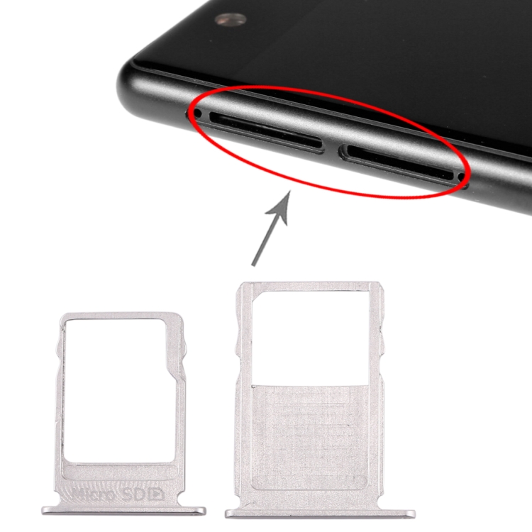 SIM Card Tray + Micro SD Card Tray for Nokia 3 TA-1020 TA-1028 TA-1032 ...