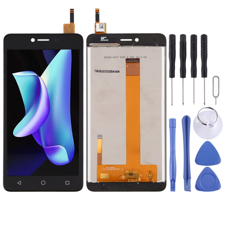 BQ BQ-5059 Strike Power (검정색) 용 LCD 화면 및 디지타이저 전체 어셈블리