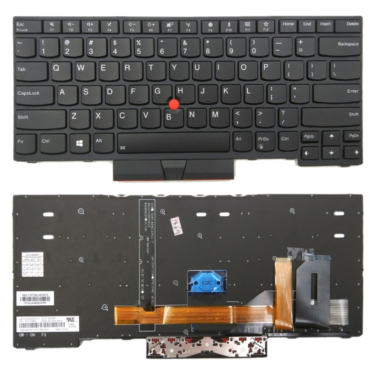 US Backlight keyboard for Lenovo ThinkPad E480 L480 L380 Yoga T480s