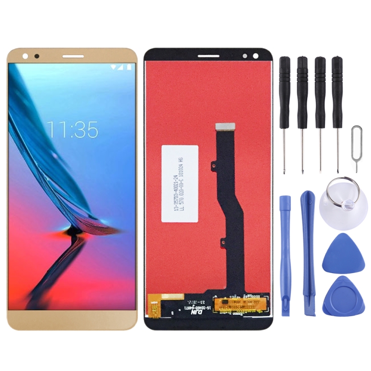 OEM LCD Screen for ZTE Blade V9 V0900 with Digitizer Full Assembly (Gold)