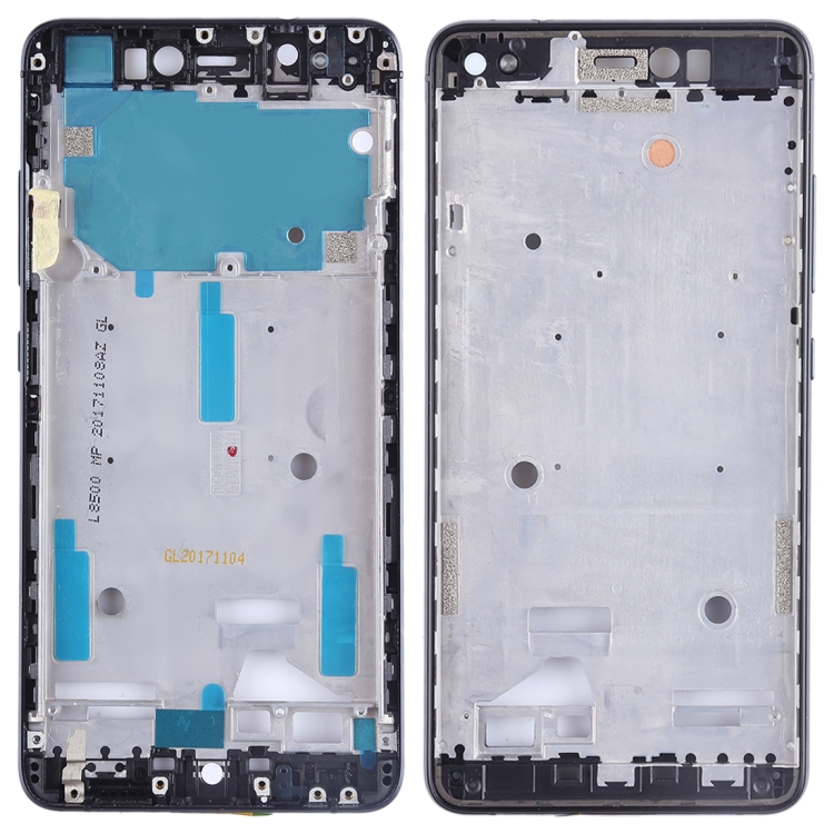 Front Housing LCD Frame Bezel Plate with Side Keys for BQ Aquaris X / X ...