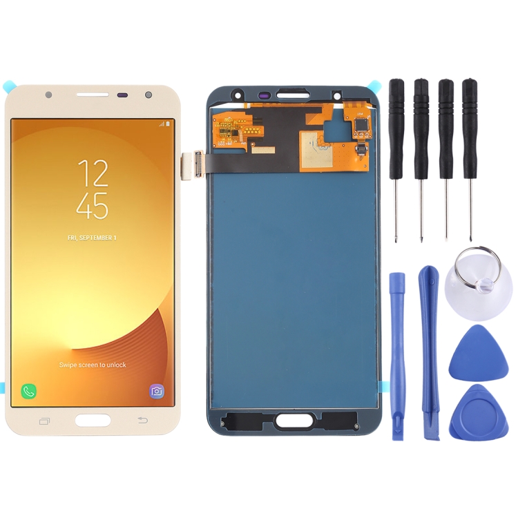 Galaxy J7 Neo, J701F / DS, J701M (Gold) 용 LCD 화면 및 디지타이저 풀 어셈블리 (TFT 소재)