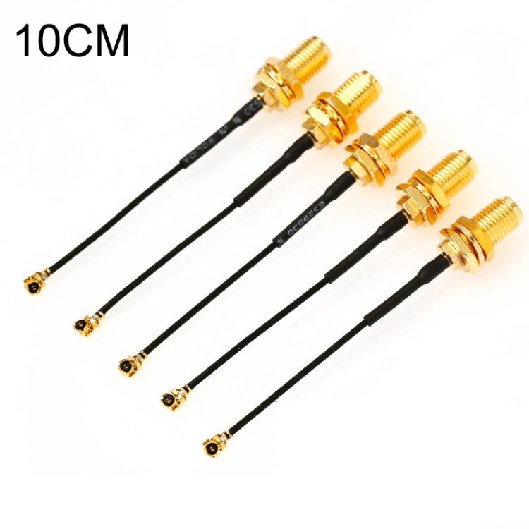 5 PCS / Set RG178 Ufl / IPX / IPEX to SMA Female Adapter Braid Cable ...