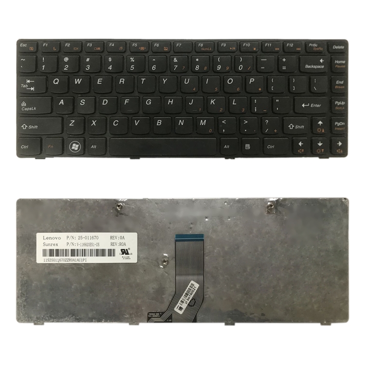 US Version Keyboard for Lenovo G470 V470 B470 B490 G475 B475E V480C ...