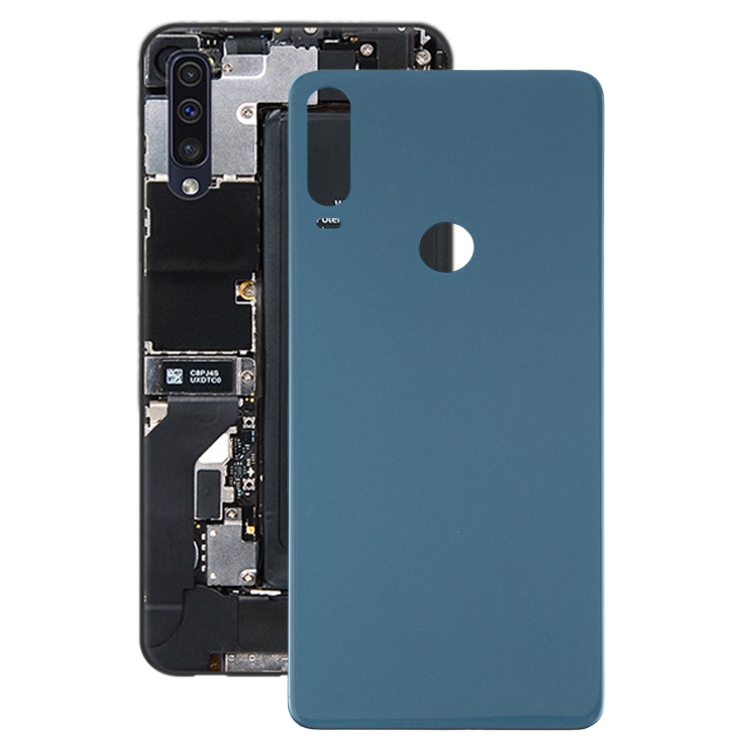 สำหรับ Alcatel 3x (2019) 5048 5048U 5048Y แก้วฝาหลังแบตเตอรี่ (สีเขียว)