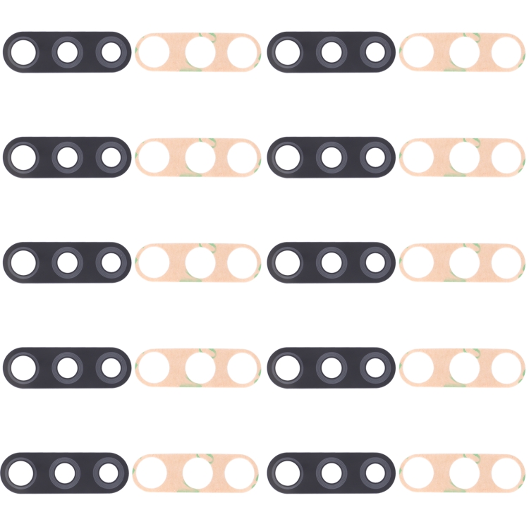 For Tecno Pouvoir 3 Plus LB8, LB8a 10pcs Back Camera Lens