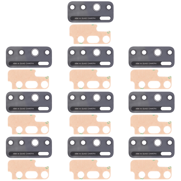For Tecno Camon 15 CD7 10pcs Back Camera Lens