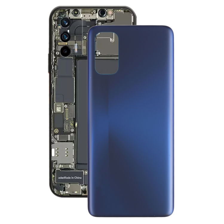 สำหรับ OPPO Realme 7 Pro ฝาหลังแบตเตอรี่ (สีน้ำเงิน)