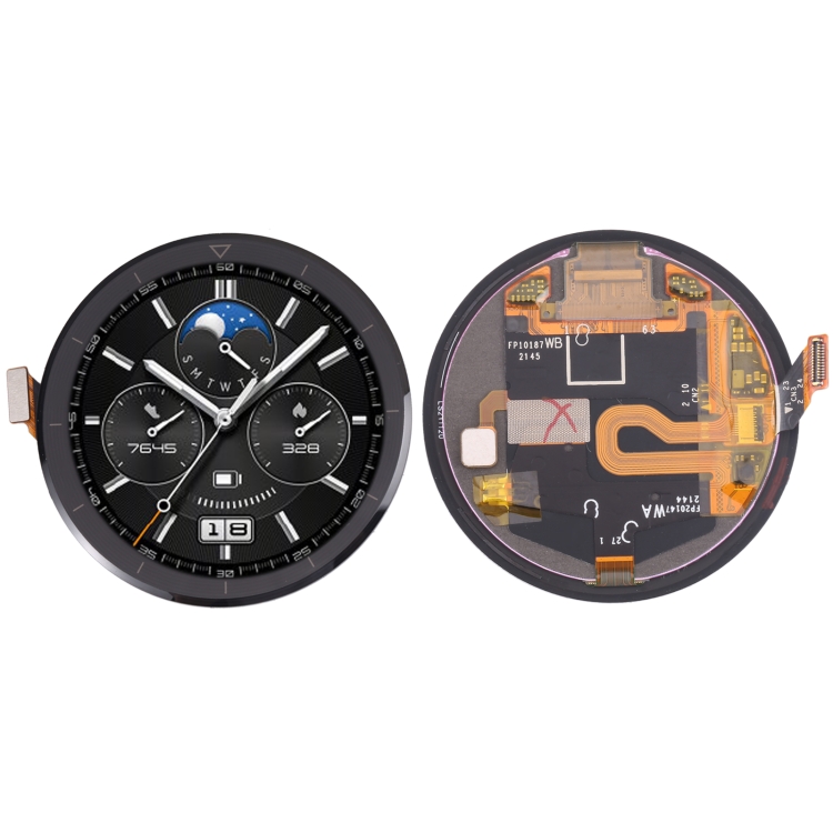 Huawei Watch GT 3 Pro 46mm용 기존 사파이어 소재 LCD 화면 및 디지타이저 전체 어셈블리(단일 케이블)