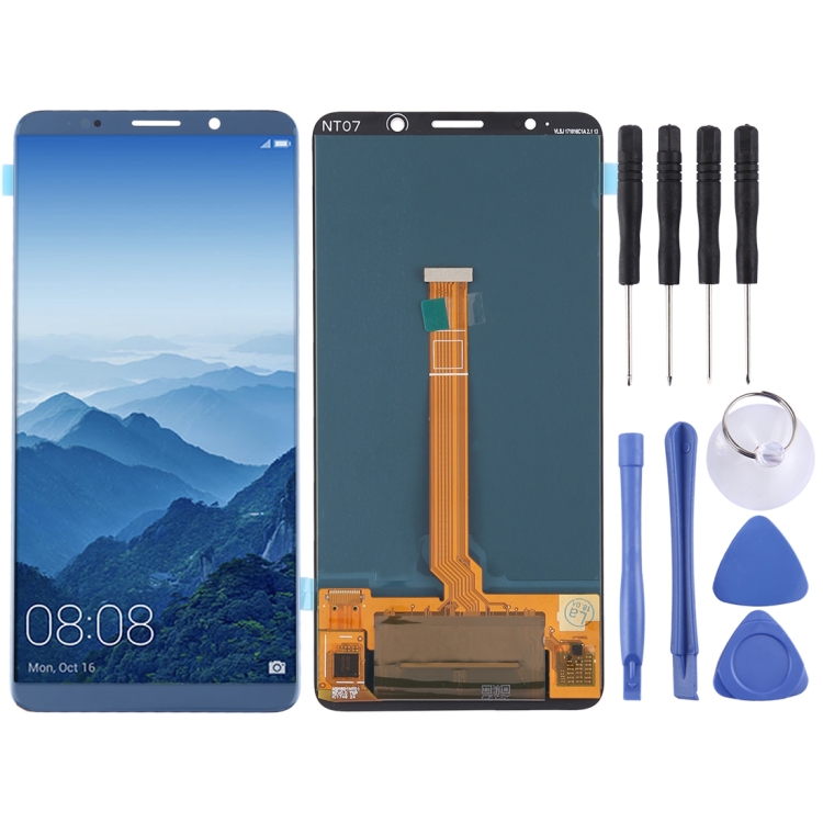 หน้าจอ LCD OLED สำหรับ Huawei Mate 10 Pro พร้อม Digitizer Full Assembly (สีน้ำเงิน)