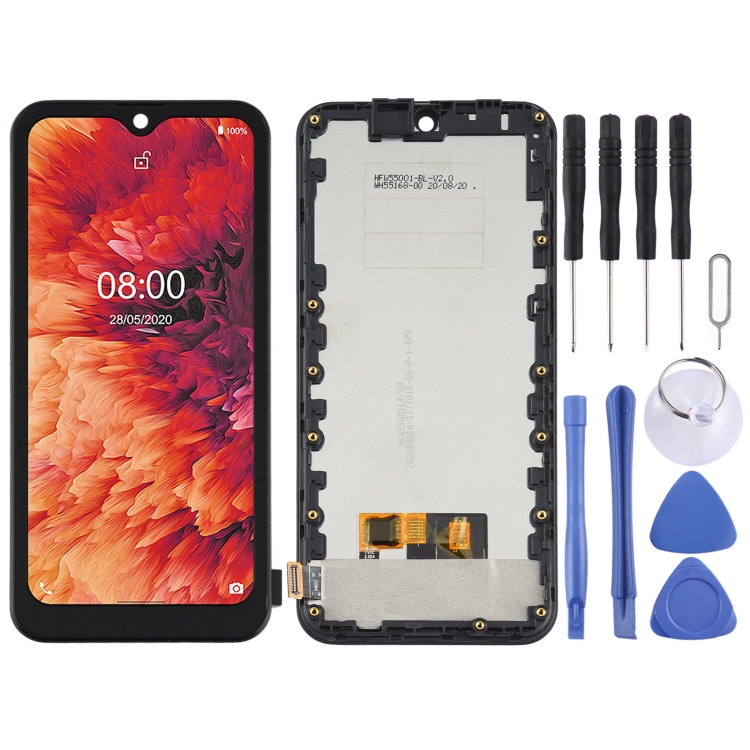 หน้าจอ LCD ของแท้สำหรับ Ulefone Note 8P พร้อม Digitizer Full Assembly