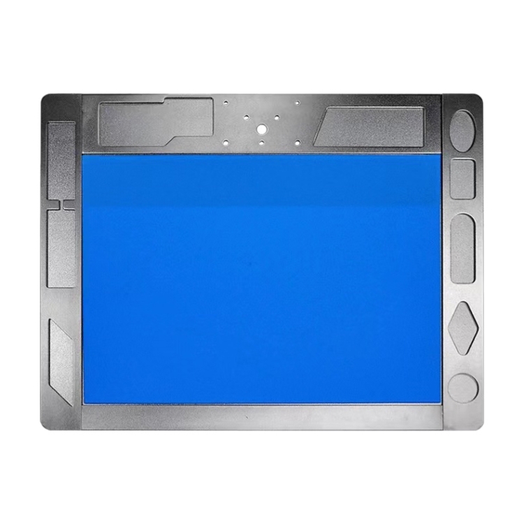 알루미늄 합금 다기능 현미경 기본 워크 벤치 전자 매트 용접 담요 (회색)