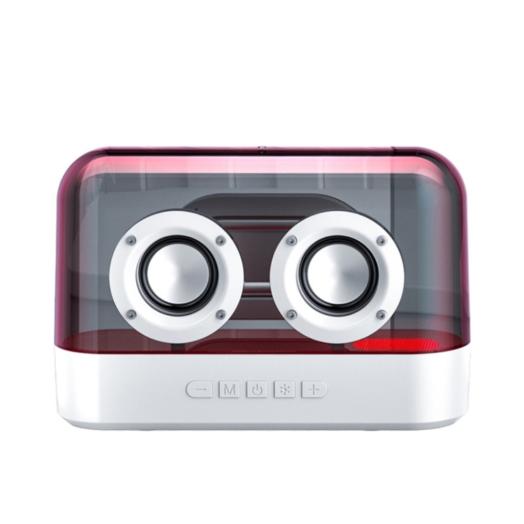 K9 Transparent RGB Portable Wireless Bluetooth Speaker Support AUX FM ...