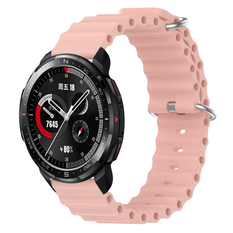 Для Honor Watch GS Pro 22mm Ocean Style Силиконовый сплошной цветной ...