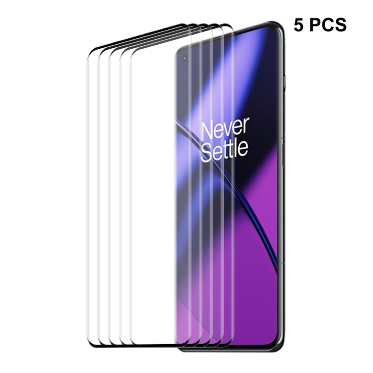 5 ชิ้นสำหรับ OnePlus 11 ENKAY Hat-Prince 3D Hot Bending กระจกเทมเปอร์ ...