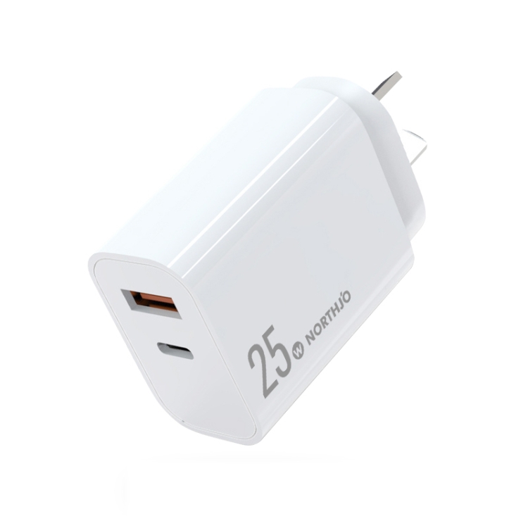 NORTHJO NOPD2502 PD 25W USB-C/Type-C + QC 3.0 USB Dual Ports Fast ...