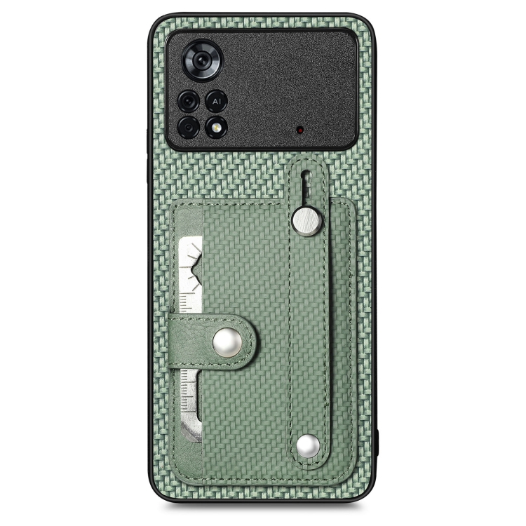 สำหรับ Xiaomi Poco X4 Pro 5G สายรัดข้อมือ Kickstand Card Wallet ฝาหลัง ...