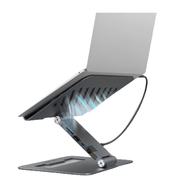 Wavlink UMD07 Adjustable Aluminum Ergonomic Portable Laptop Stand Type ...