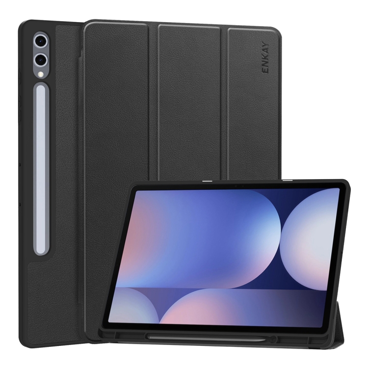 For Samsung Galaxy Tab S10+ / S9+ / S9 FE+ ENKAY Tri-fold Custer ...