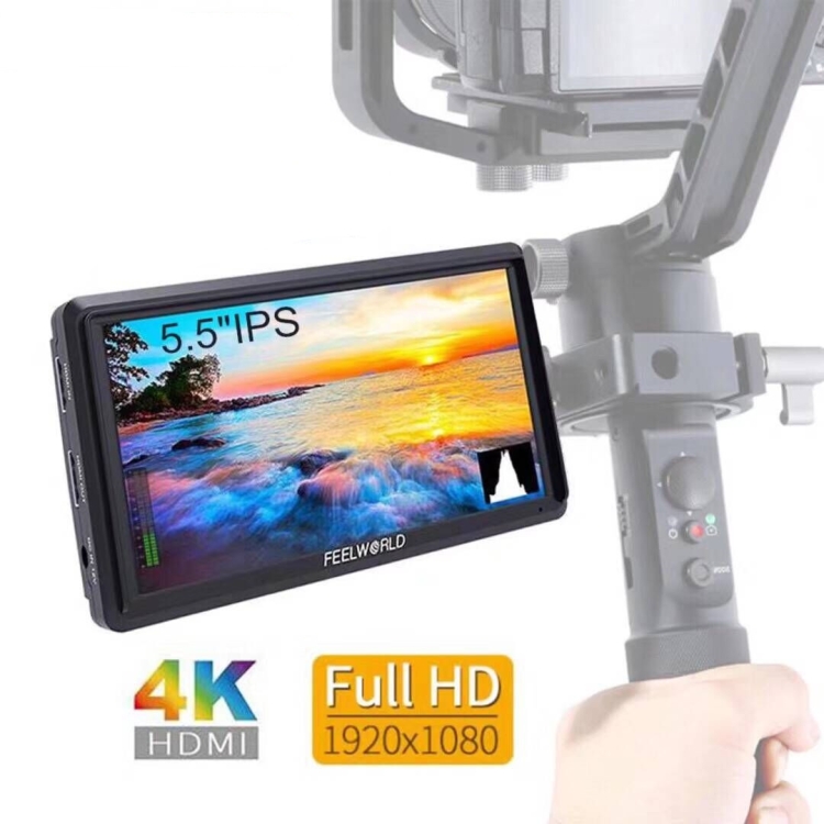 Feelworld Fw568 5 5 Inch On Camera Field Dslr Monitor Small Full Hd