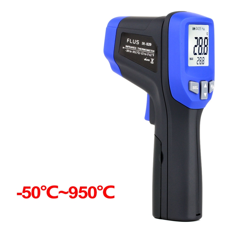 FLUS IR-829 -30℃～950℃ Circle Laser Infrared Handheld Digital Electronic ...