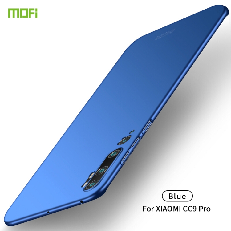 For Xiaomi Mi CC9 Pro MOFI Frosted PC Ultra-thin Hard Case(Blue)