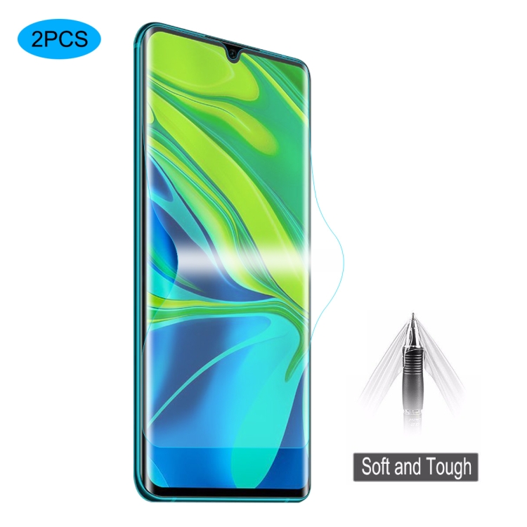 Xiaomi CC9 Pro / Note 10 Global 2 PCS ENKAY Hat-Prince 0.1mm 3D 전체 화면 보호기 방폭형 하이드로 겔 필름