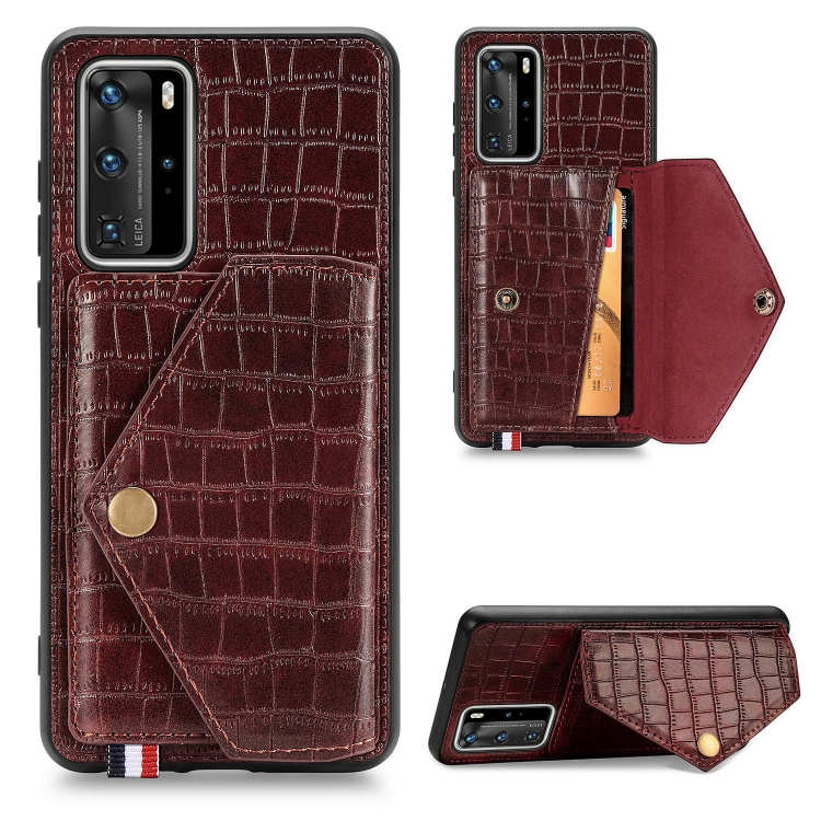 Для Huawei P40 Pro Чехол для телефона с рисунком крокодила, конверт ...