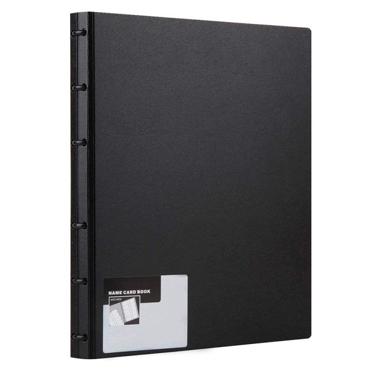 Deli Business Card Book Name Card Holder Book with 600 Business Cards ...