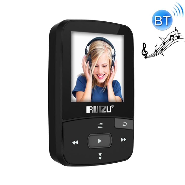 Original RUIZU X50 Sport Bluetooth MP3 Player 8gb Clip Mini with Screen ...