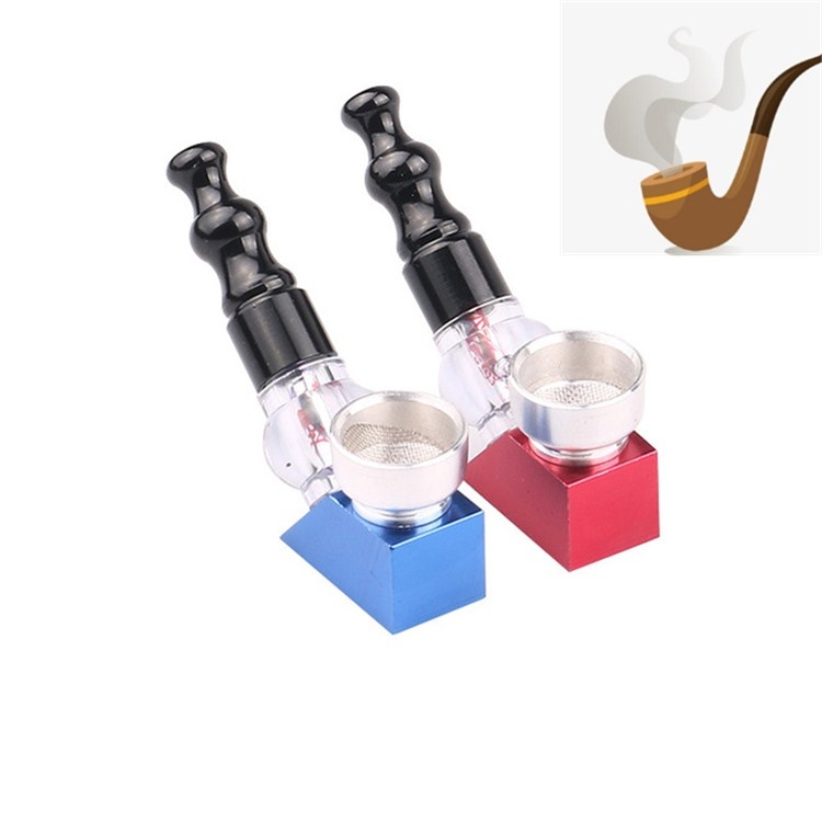 2 PCS 50mm Creative Trapezoidal Metal Pipe Random Color Delivery