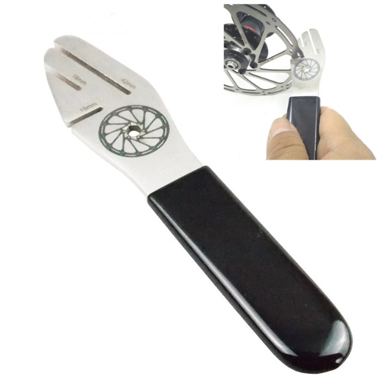 Bikersay Bt039b 자전거 디스크 브레이크 디스크 수리 도구 방지 디스크 갭 조정 변형 보정 렌치