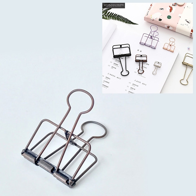 Metal Hollow Long Tail Clip Creative Stationery Office Paper Clip, Size ...