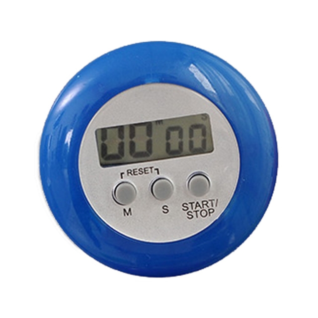Round Magnetic Digital Countdown Timer Alarm Stand Kitchen Timer ...