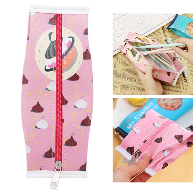 คุกกี้ Macaron แสนสนุกกระเป๋าดินสอเครื่องเขียนสร้างสรรค์นักเรียนขนมขบ ...