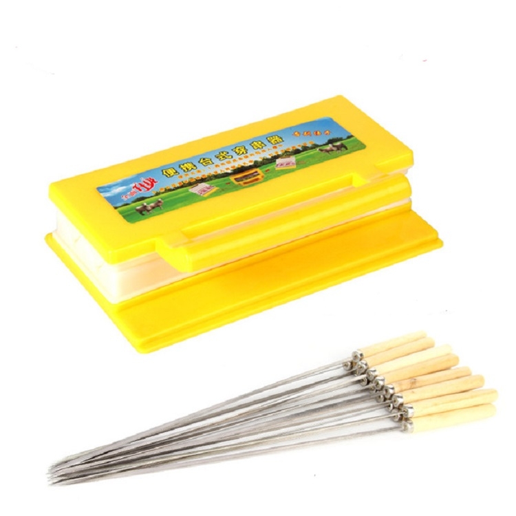 Double Row BBQ Meat Piercer Multifunctional Barbecue Stringing Device ...