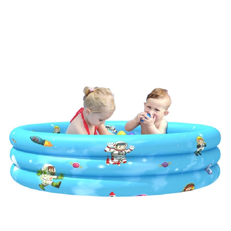 Household Indoor and Outdoor Children Round Three Rings Inflatable ...