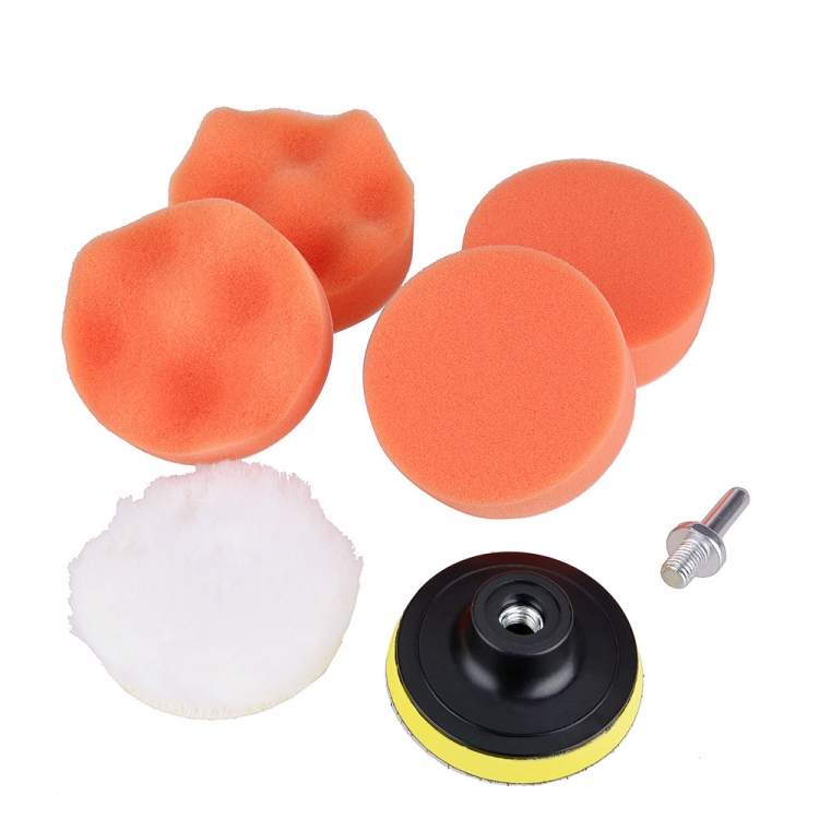7 in 1 polijstpadset Draad Auto polijstpadset voor autopoetsmachine ...