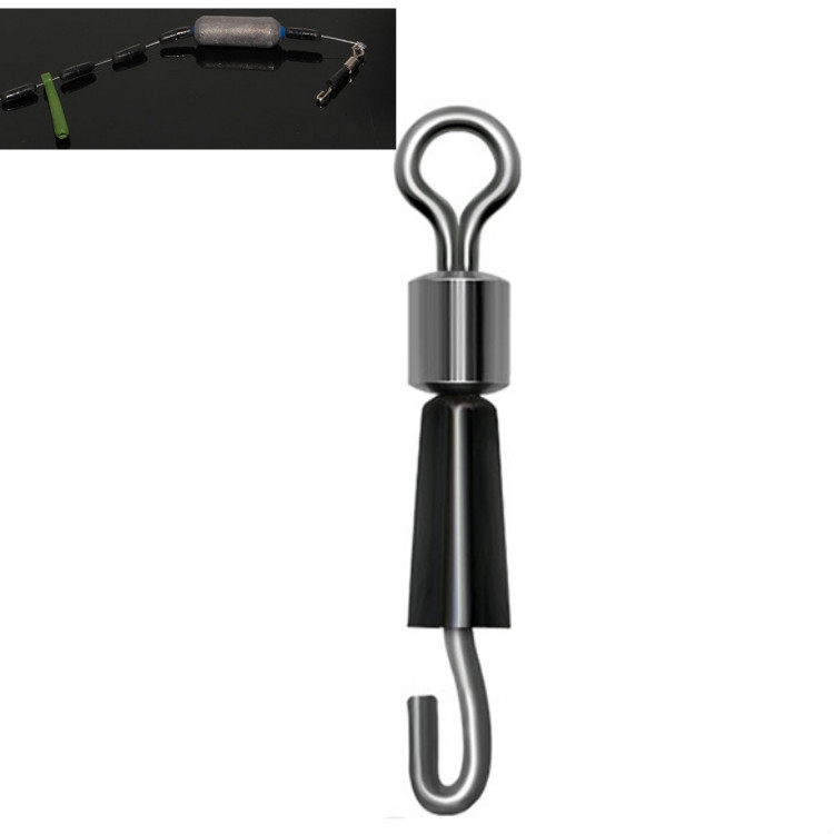 50 ชิ้นอุปกรณ์ตกปลา PCS Quick Strand Clamp ขนาด 1.5 ซม