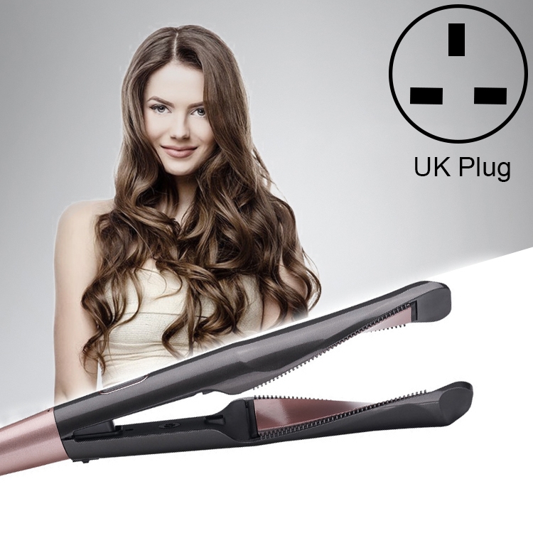 Button Shaped Hair Curler Flat Iron Head Tempered Hair Curler Ceramic ...