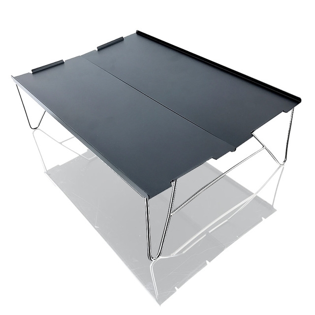 Outdoor Portable Mini Aluminum Table Ultralight Folding Picnic Table ...
