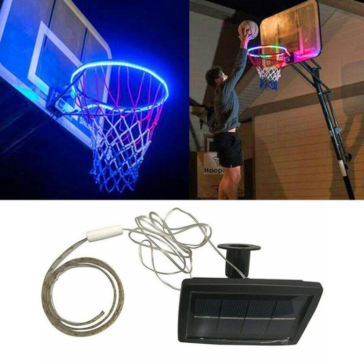 Solar Color Change Induction LED Basketball Frame Light Strip