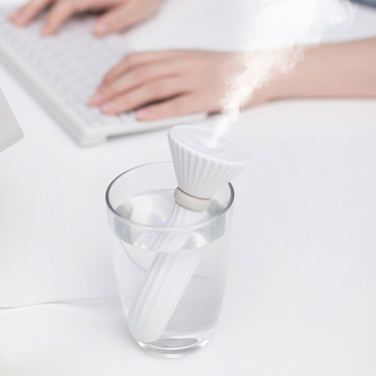 Mini USB Air Humidifier ขวดน้ำแร่ตั้งโต๊ะสเปรย์ให้ความชุ่มชื้นอโรมาเทอ ...