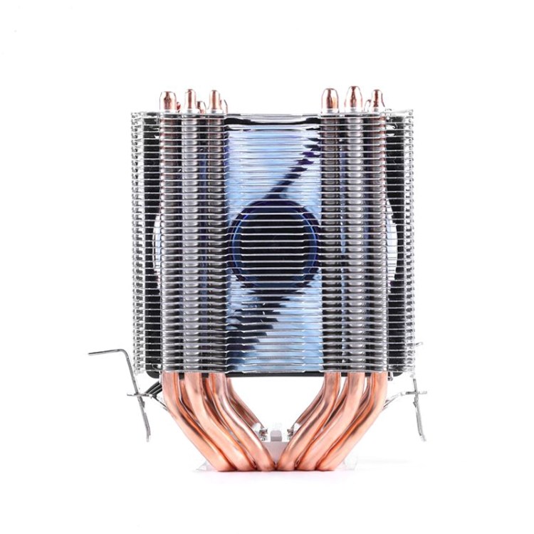 Case Fans - Desktop Computer 6 Copper Tube CPU Radiator Super Quiet ...