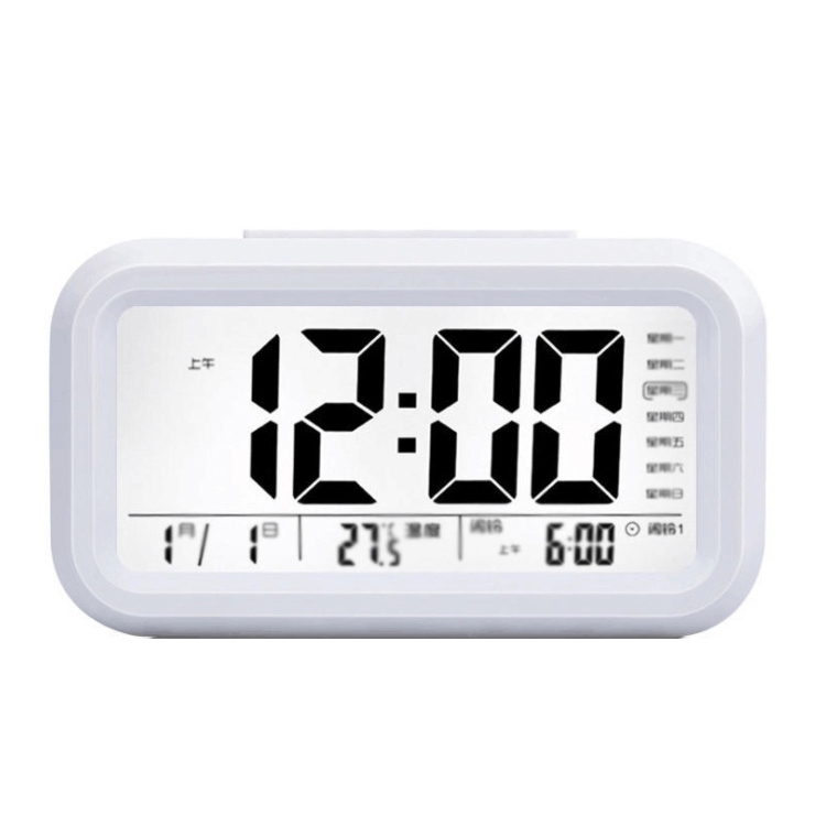 Voice Report Clock Three Groups Of Alarms Smart LED Electronic Alarm ...