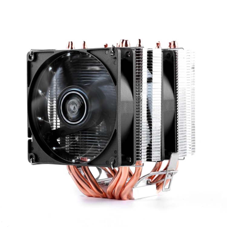 Case Fans - Desktop Computer 4 Copper Tube CPU Radiator Super Quiet ...